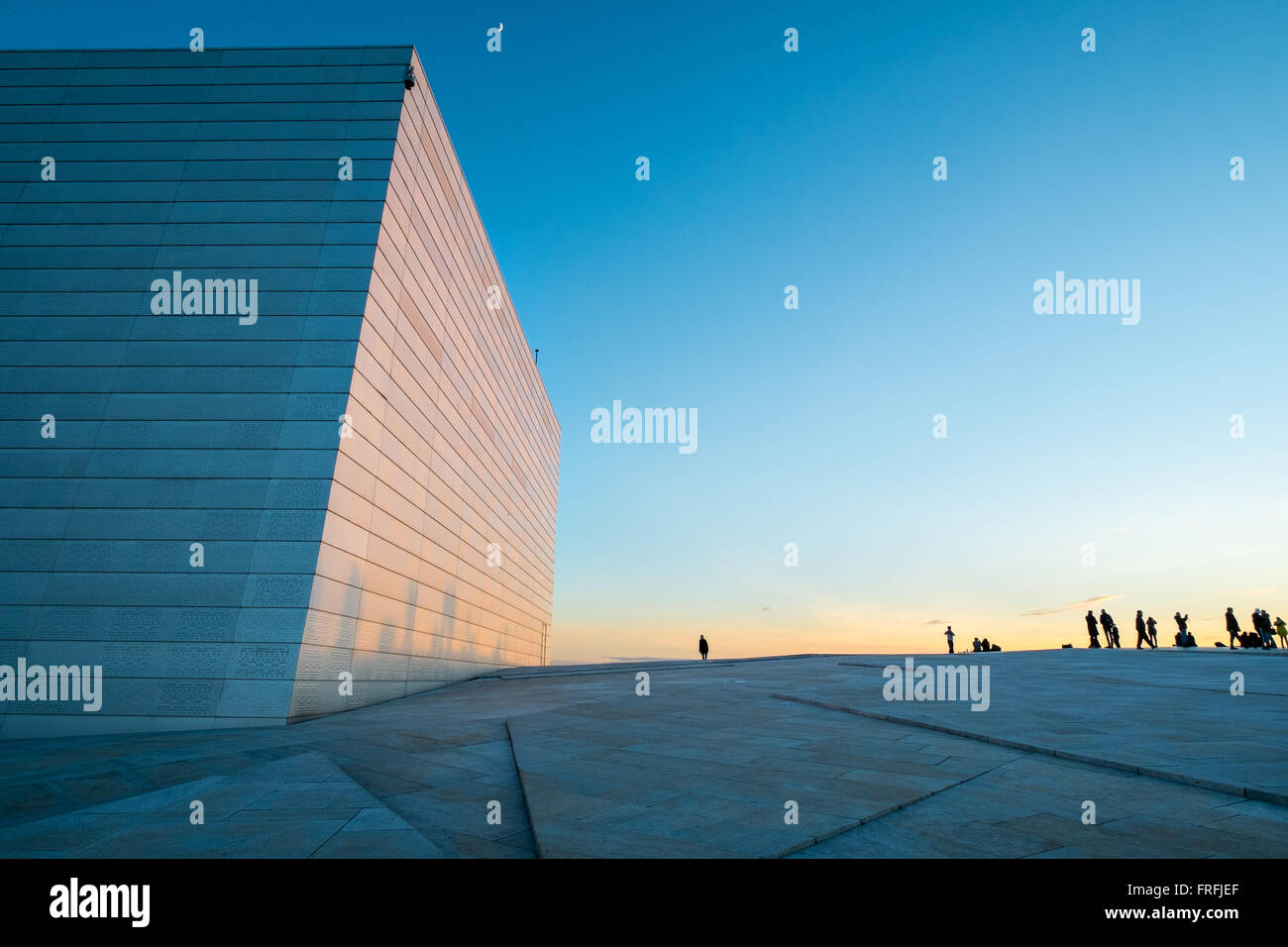 Oslo opera house roof hi-res stock photography and images - Alamy