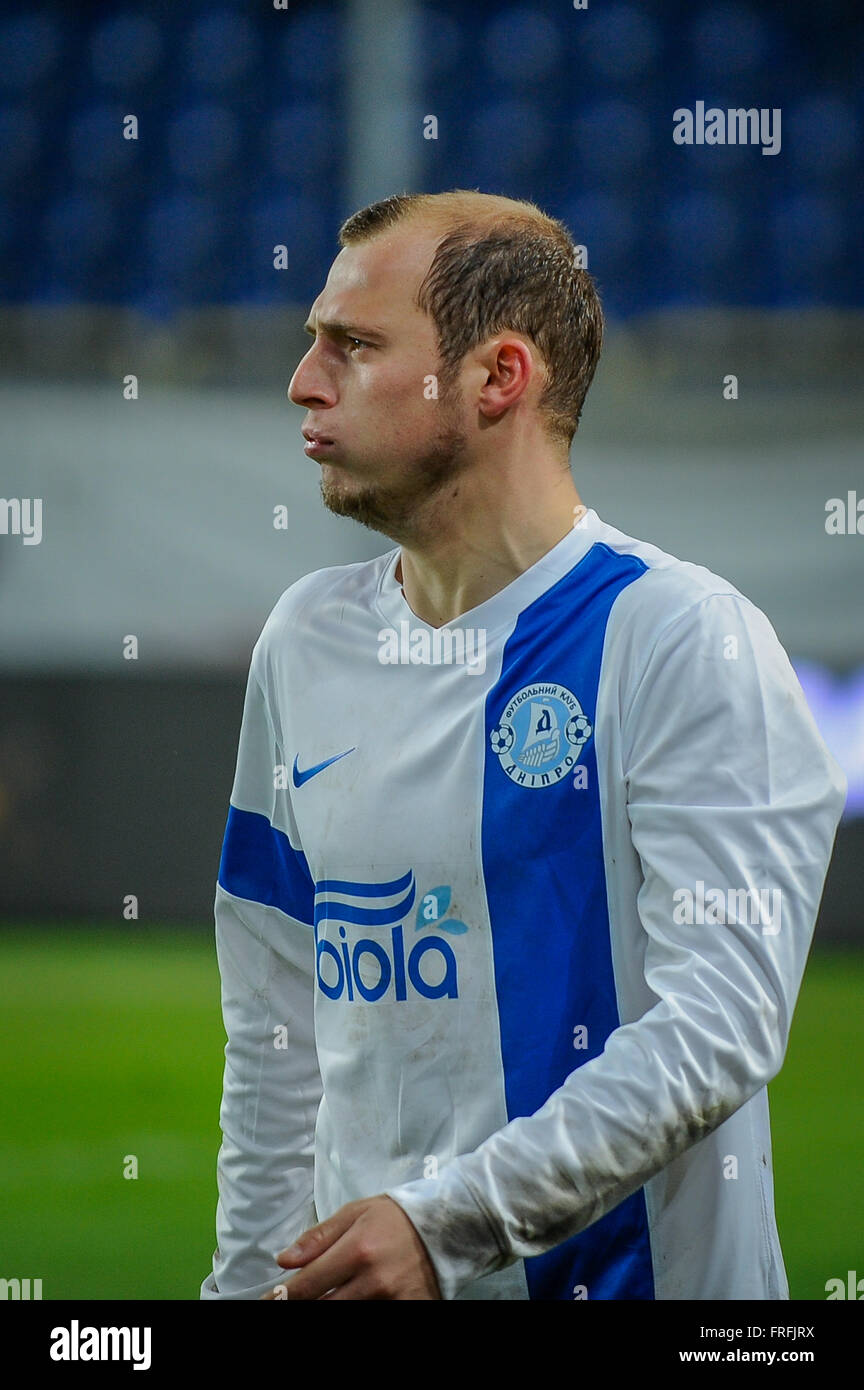 Roman Zozulya during the match FC Dnipro an FC Shakhtar at Dnipro-Arena ...