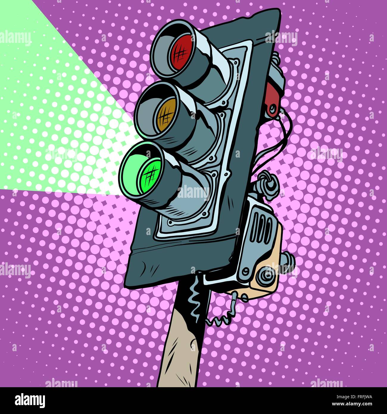 Yellow green path in Stock Vector Images - Alamy