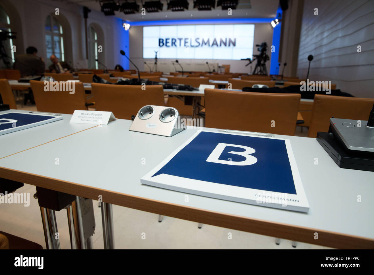Berlin, Germany. 22nd Mar, 2016. The conference room that serves as the ...