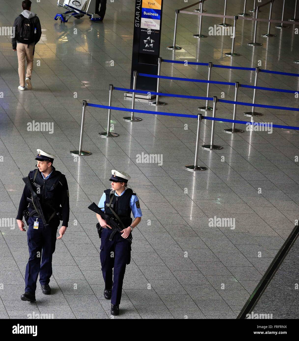 German police officers patrol hi-res stock photography and images - Alamy