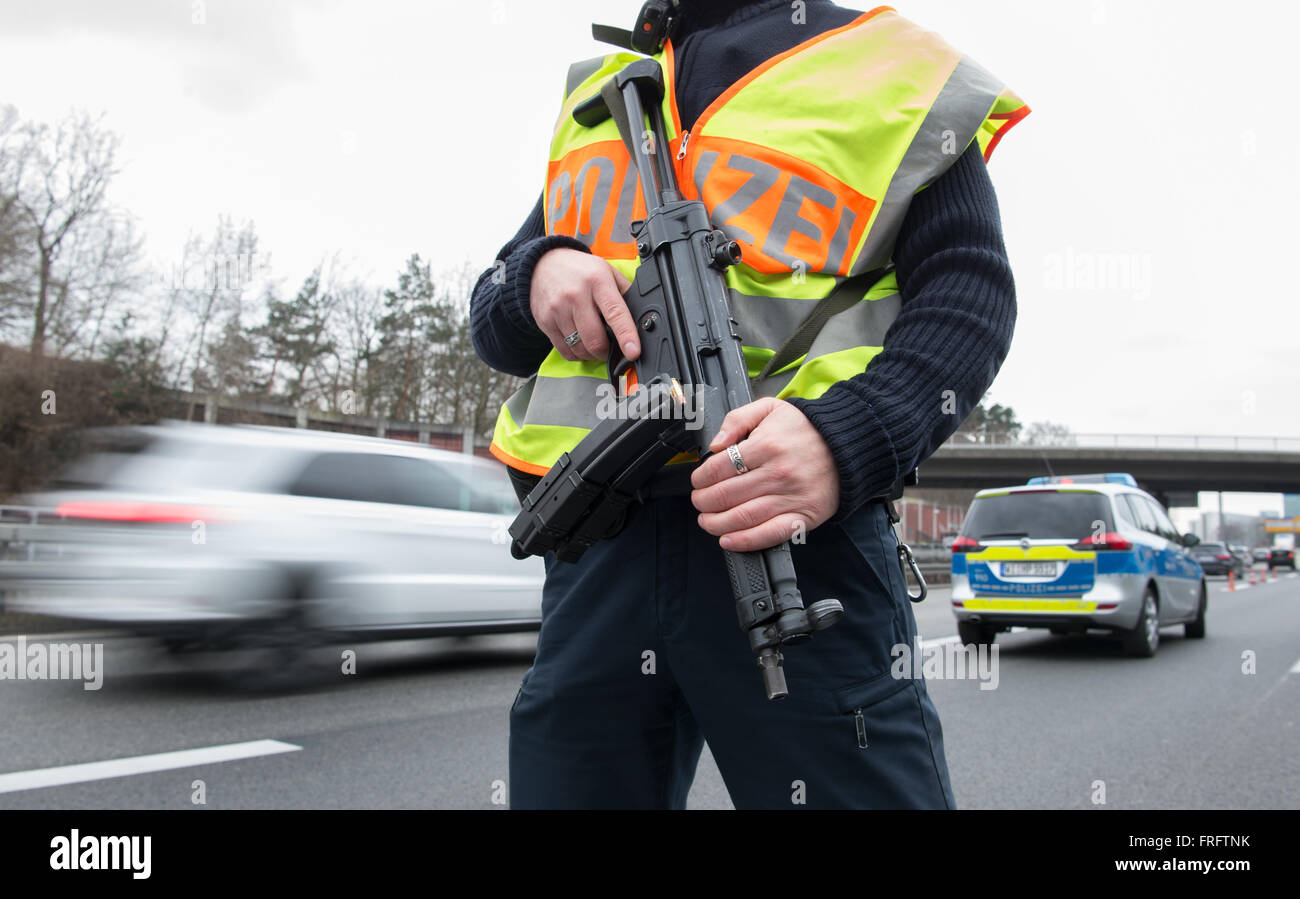 Police have set up a mobile checkpoint on the B43, near the airport in ...