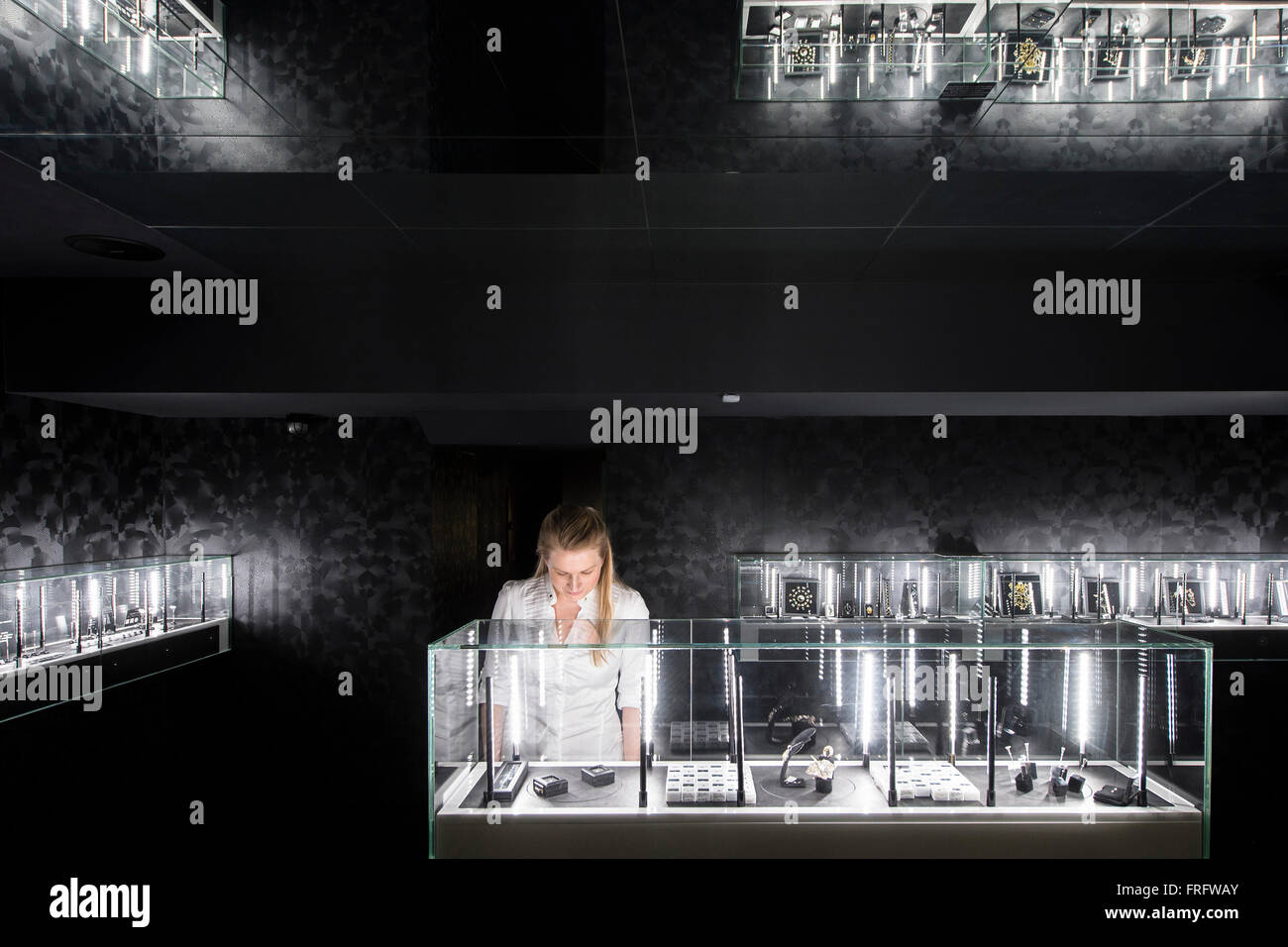 The first Museum of Diamonds in the Czech Republic, in Prague, March 22 ...