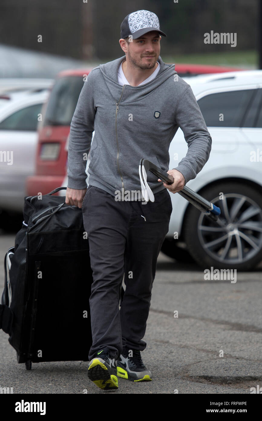 Velke Popovice, Czech Republic. 22nd Mar, 2016. Petr Koukal attends the ...