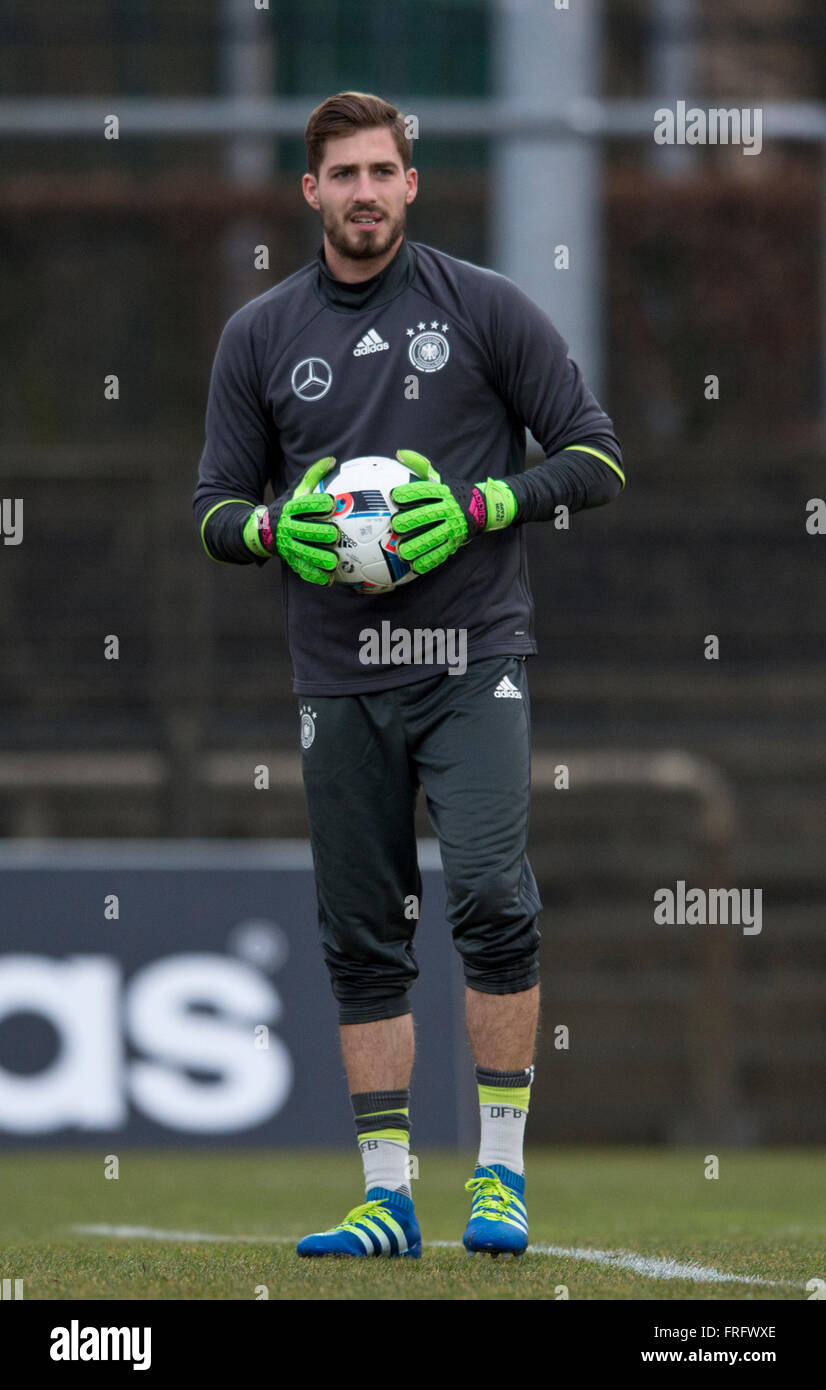 Berlin, Germany. 22nd Mar, 2016. Germany goalkeeper Kevin Trapp ...