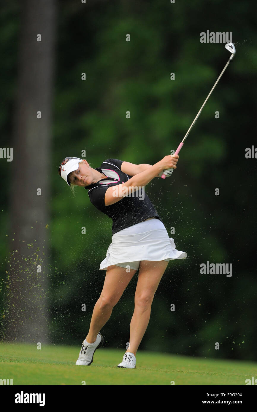 May 9, 2014 - Greenwood, South Carolina, USA - Madison Pressel during ...