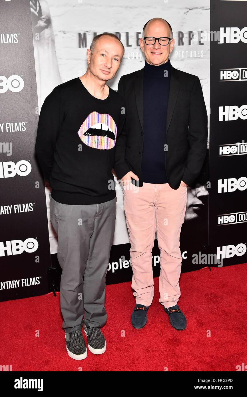 New York, NY, USA. 22nd Mar, 2016. Fenton Bailey, Randy Barbato at ...