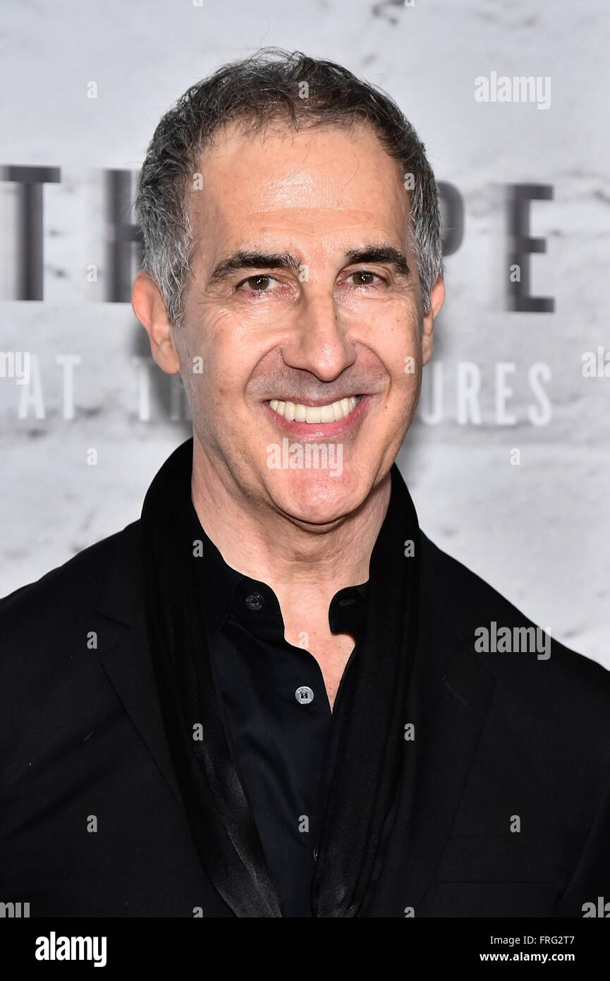 New York, NY, USA. 22nd Mar, 2016. David Croland at arrivals for ...