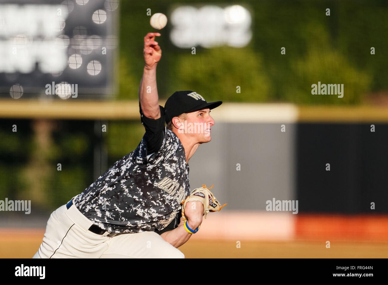 Winston-Salem, NC, USA. 22nd Mar, 2016. pitcher Rayne Supple (30) of ...