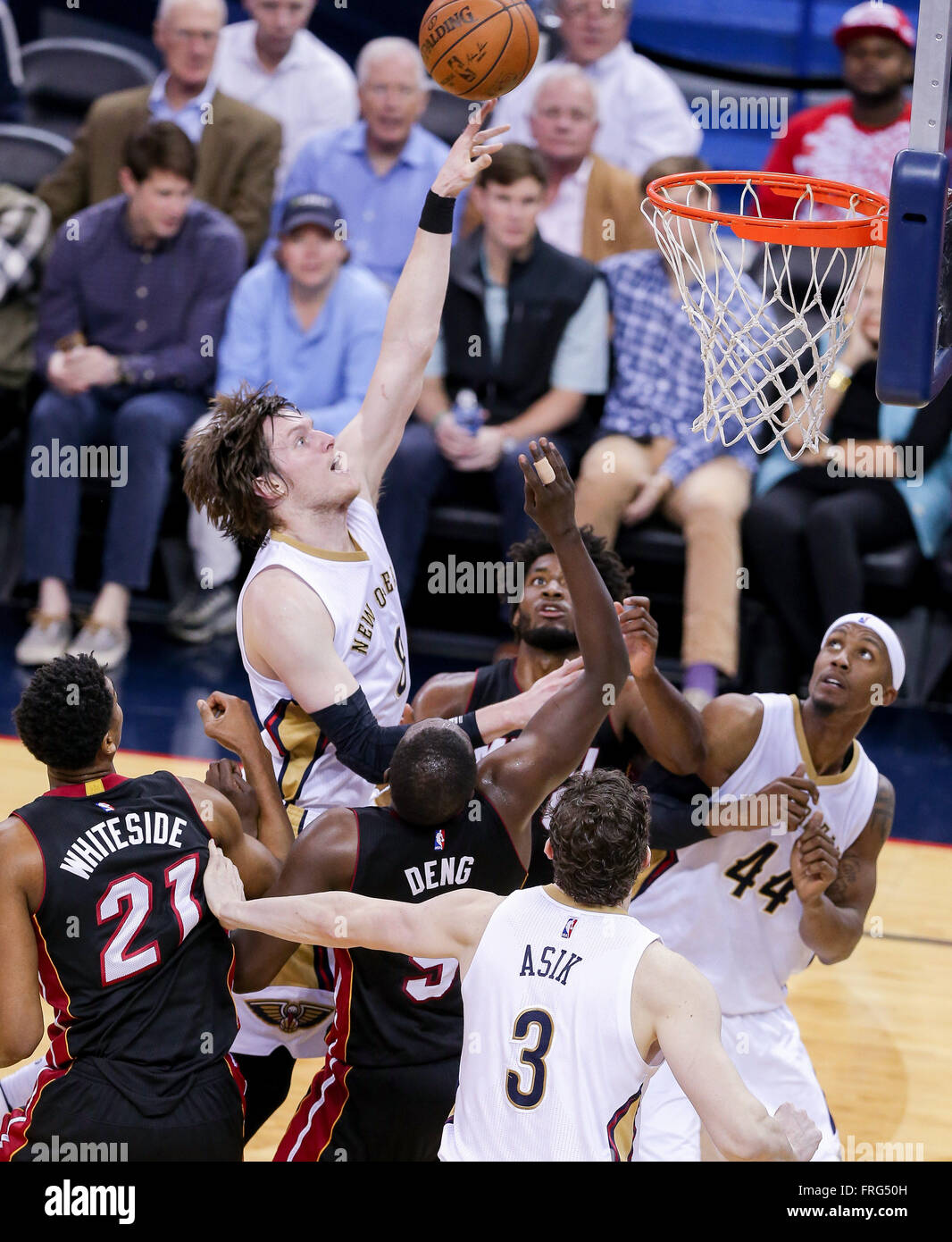 New Orleans, LA, USA. 22nd Mar, 2016. New Orleans Pelicans forward Luke ...