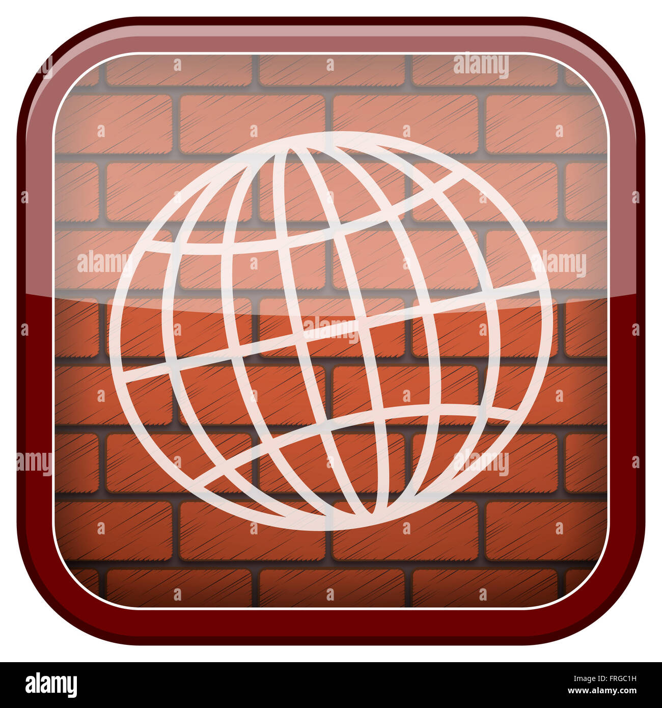 Bricks world map hi-res stock photography and images - Alamy