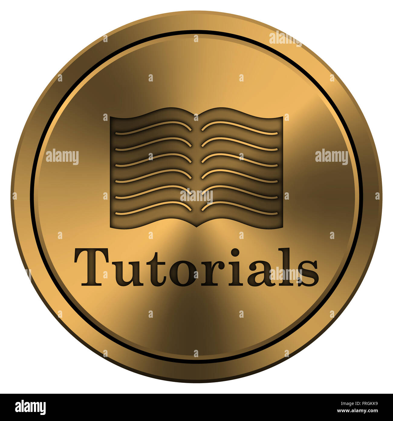 Copper metallic internet icon on white background Stock Photo - Alamy