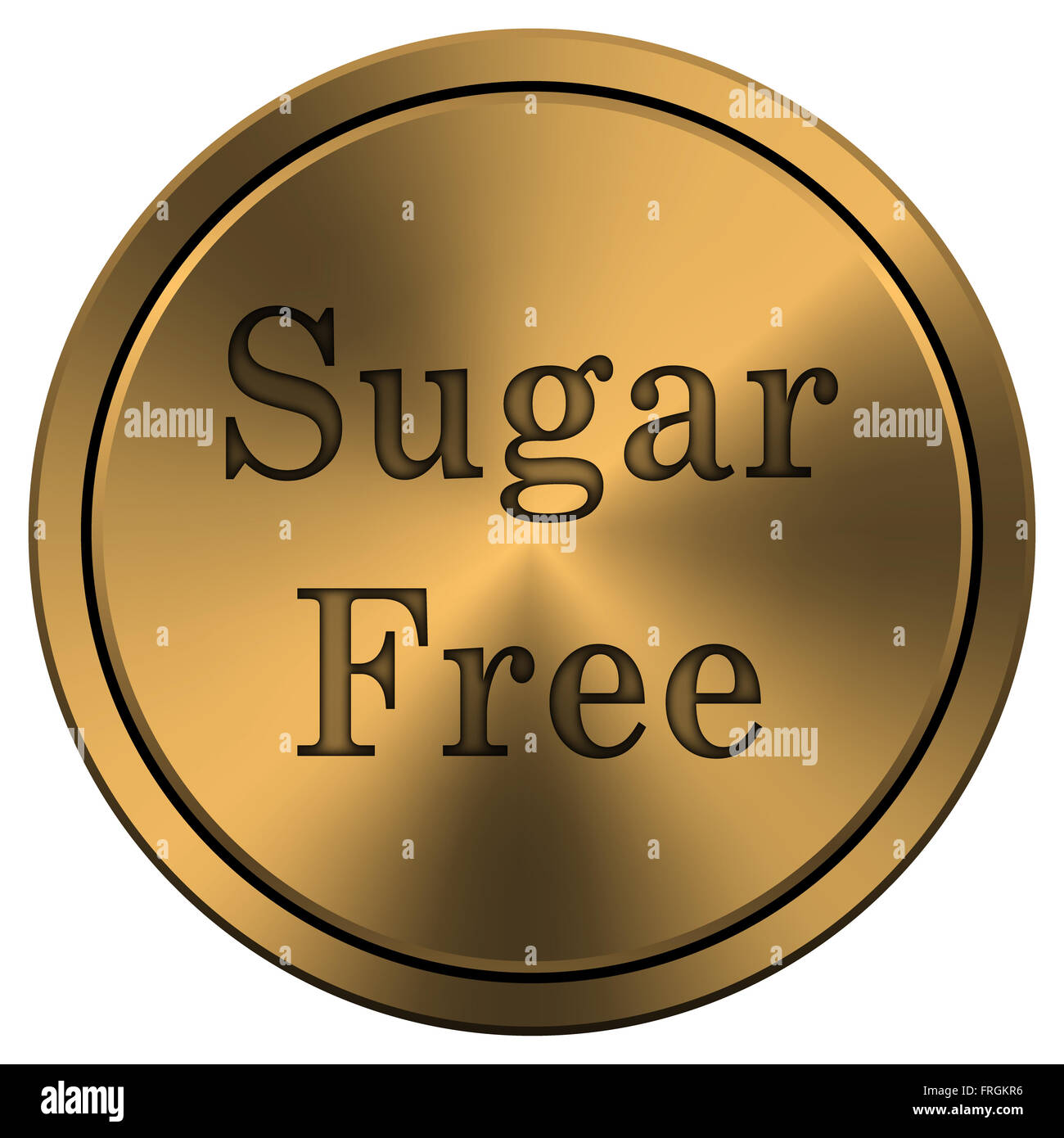 Copper metallic internet icon on white background Stock Photo - Alamy