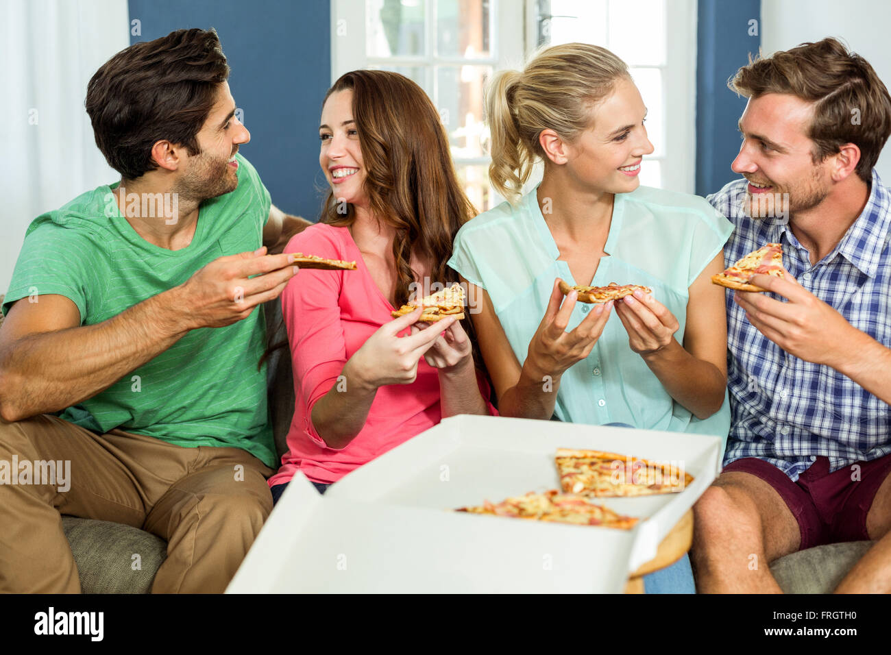 Joyful male female enjoying party hi-res stock photography and images ...