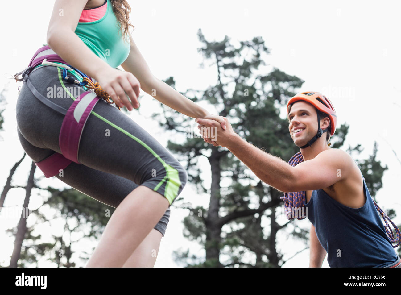 Holding rope harness hi-res stock photography and images - Alamy