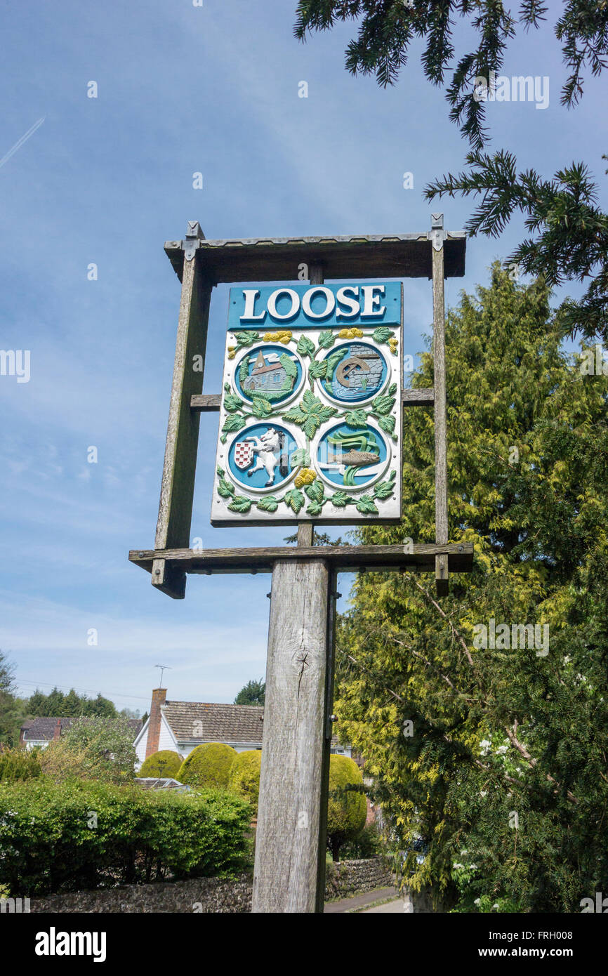 Loose village kent hi-res stock photography and images - Alamy