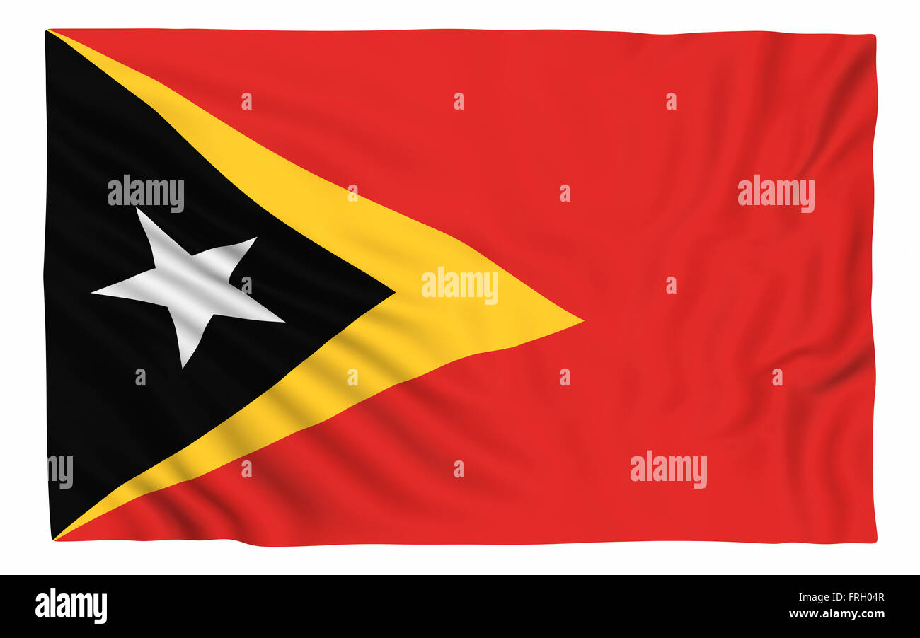East timor flag hi-res stock photography and images - Alamy