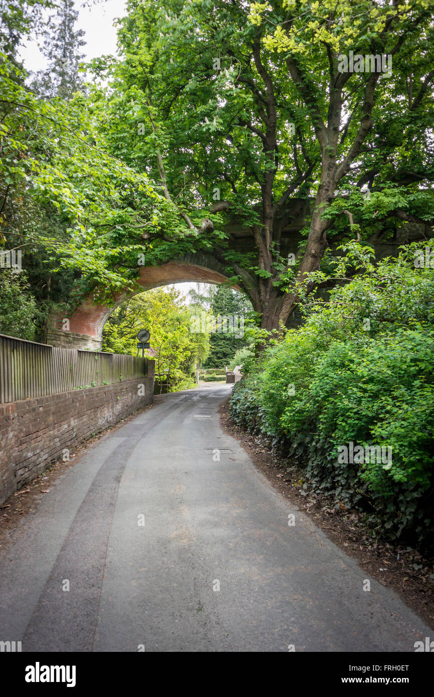 Viaduct in the village of Loose, Kent, UK, designed by Thomas Telford ...