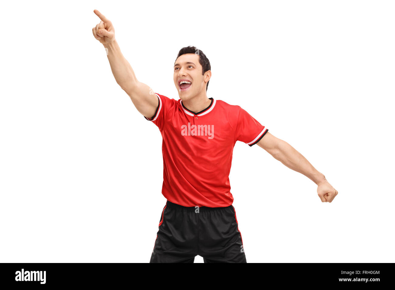 Football goal celebration hi-res stock photography and images - Alamy