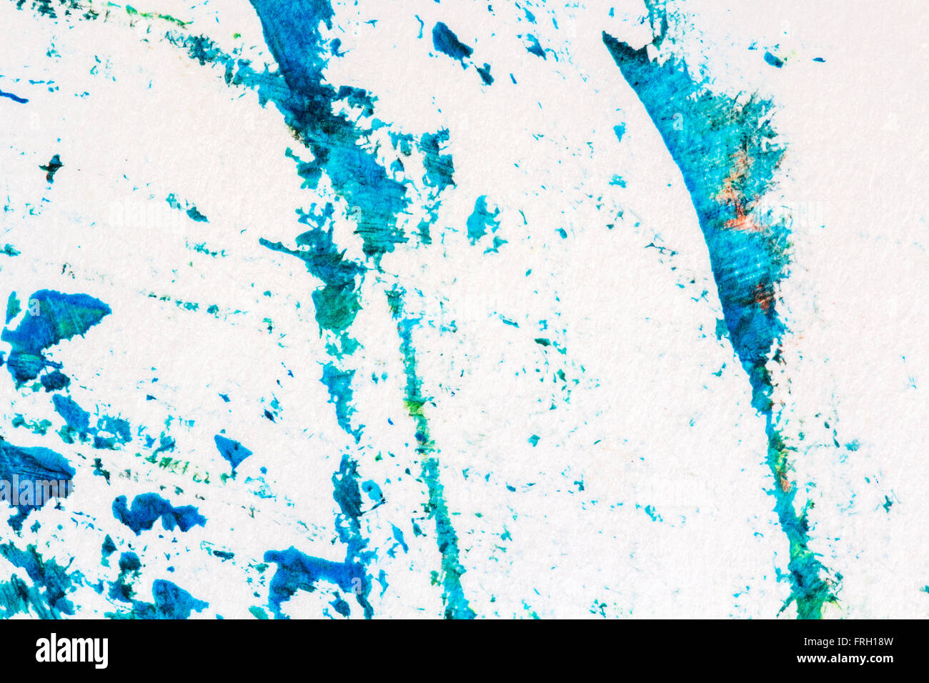 Abstract hand painted blue acrylic art background Stock Photo - Alamy