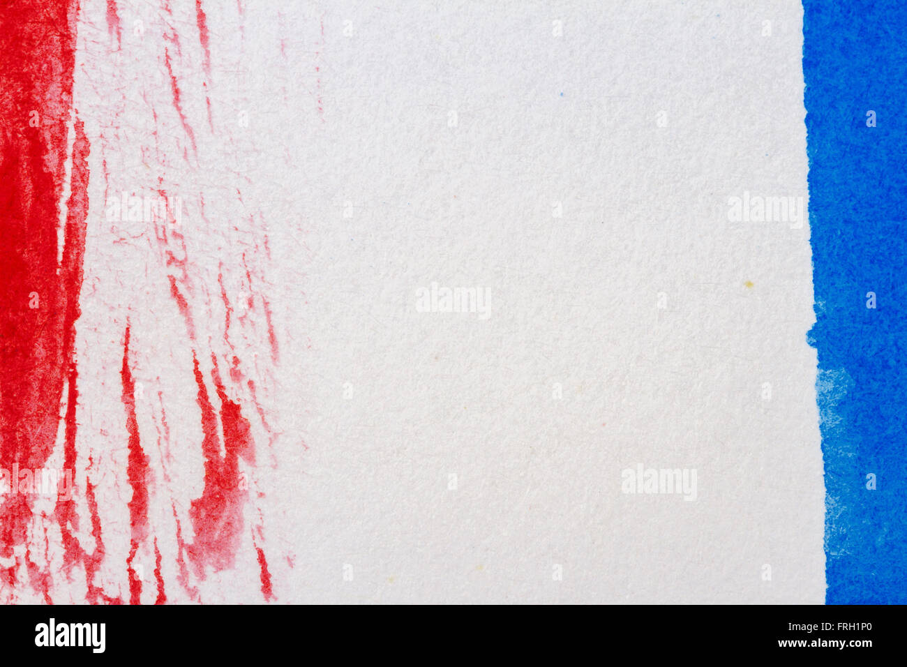 Abstract hand painted blue and red art background Stock Photo - Alamy