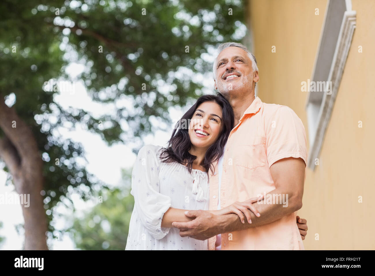Young free low angle hi-res stock photography and images - Alamy