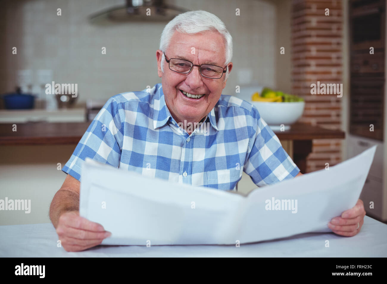 Portrait happy handsome senior hi-res stock photography and images - Alamy