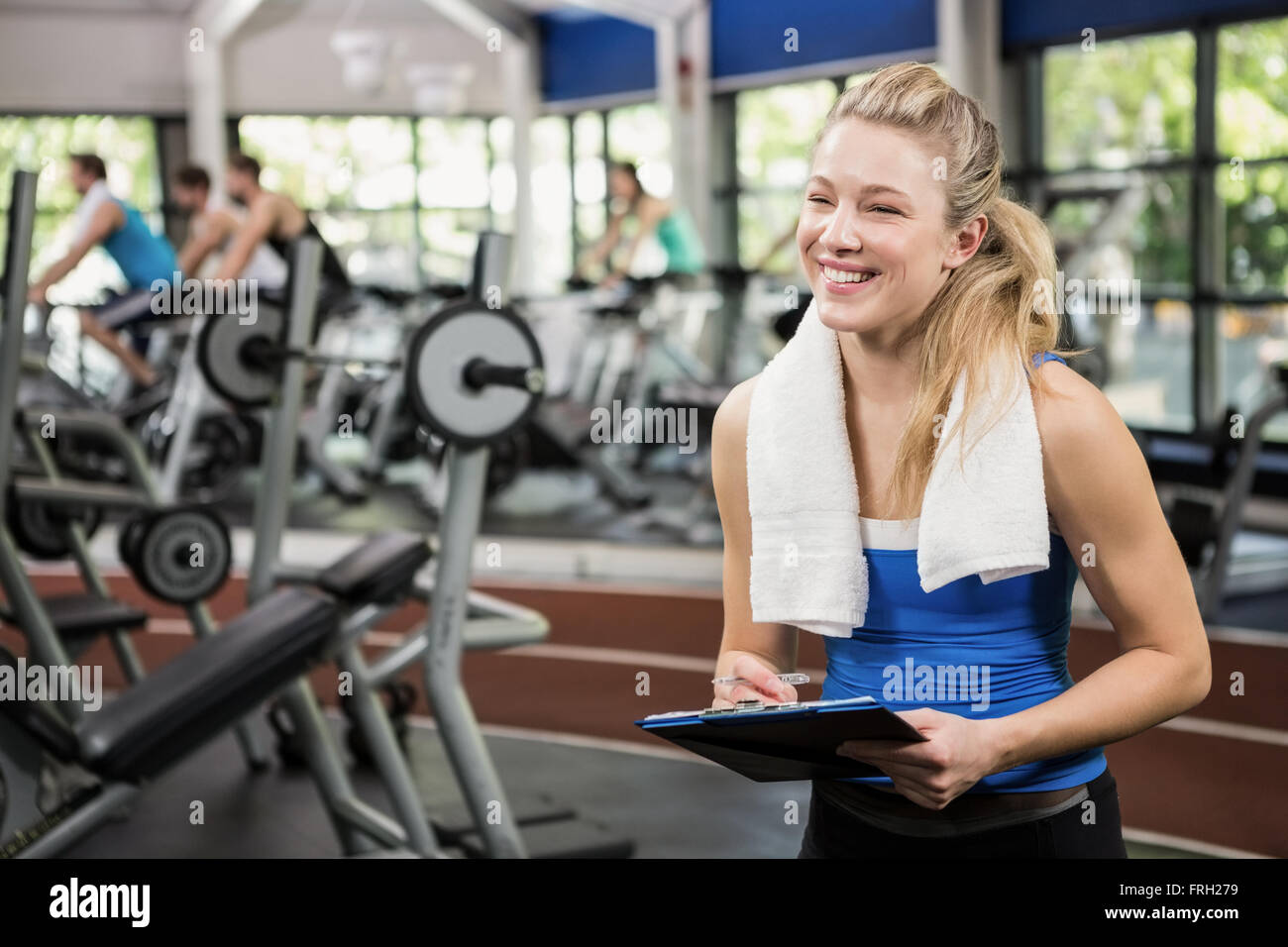 Female gym instructor hi-res stock photography and images - Alamy