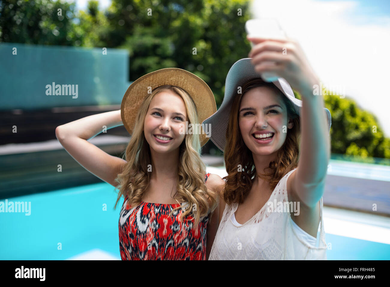 Poolside selfie hi-res stock photography and images - Alamy
