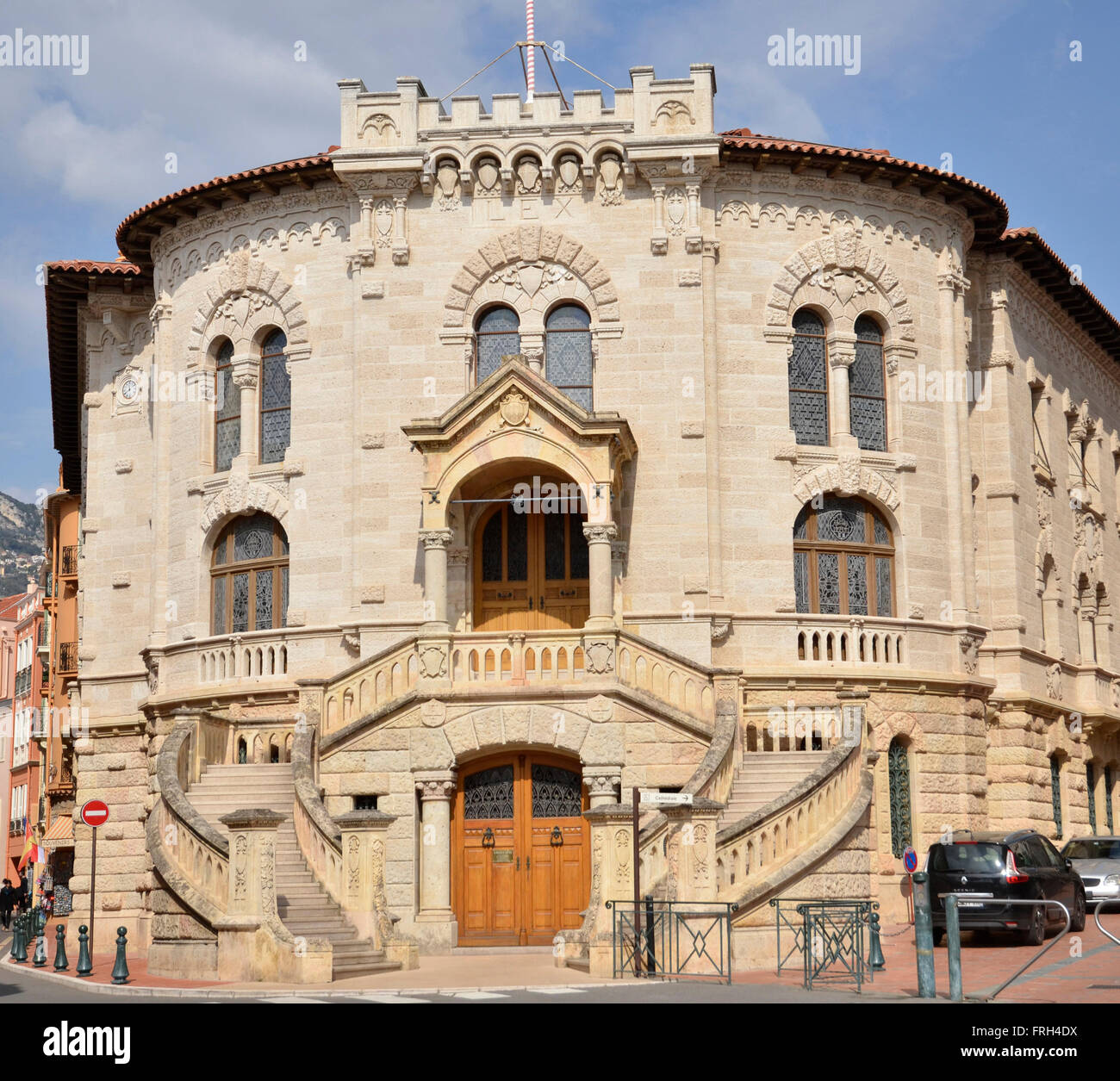 A building in the old town, Monaco-Ville, France Stock Photo - Alamy