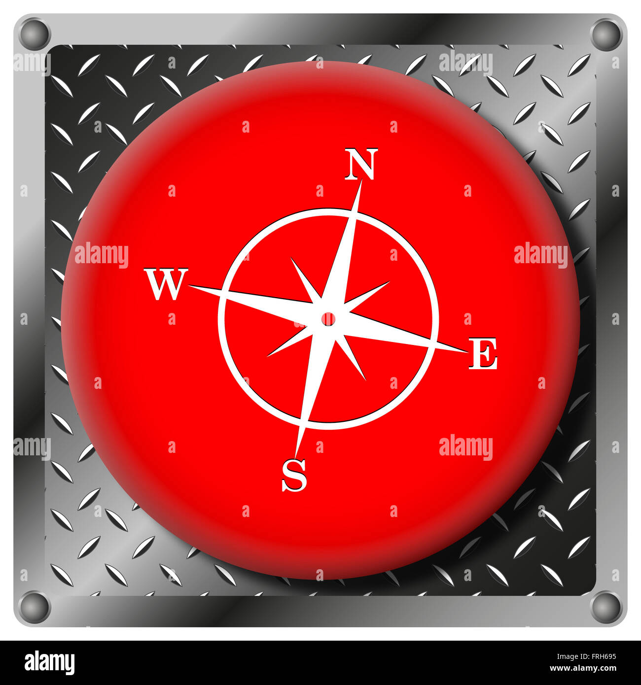 Plastic compass map isolated hi-res stock photography and images - Alamy