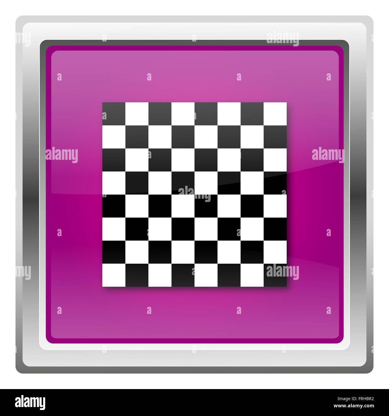 Magenta shiny glossy icon isolated on white background Stock Photo - Alamy