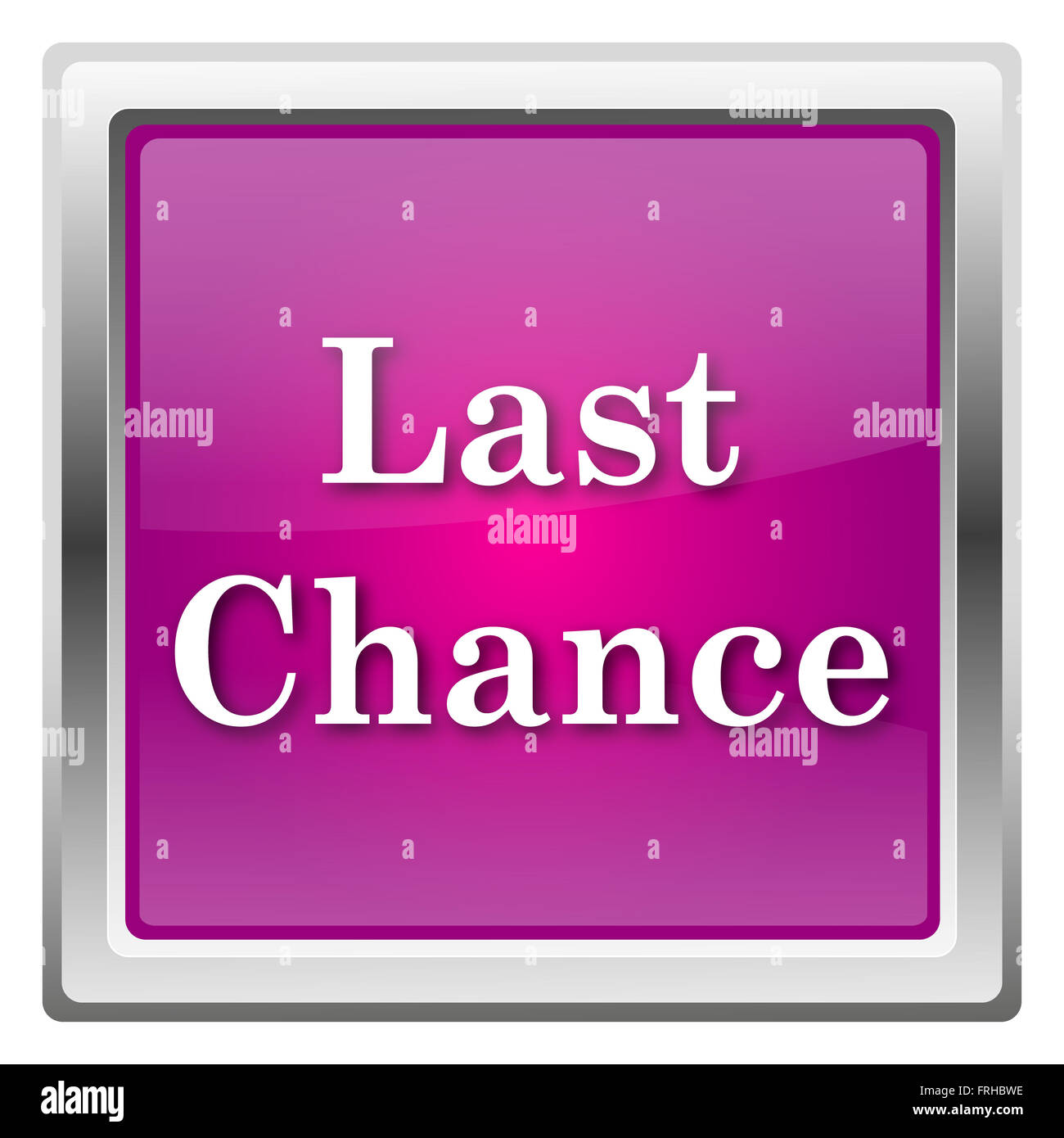 Magenta shiny glossy icon isolated on white background Stock Photo - Alamy
