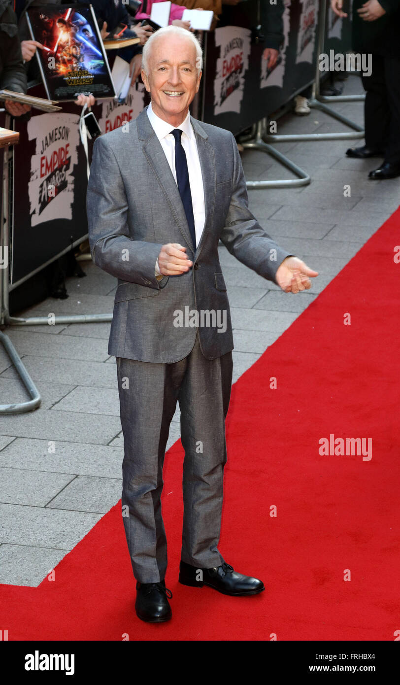 London, UK. Anthony Daniels at the 21st Jameson Empire Awards 2016 ...