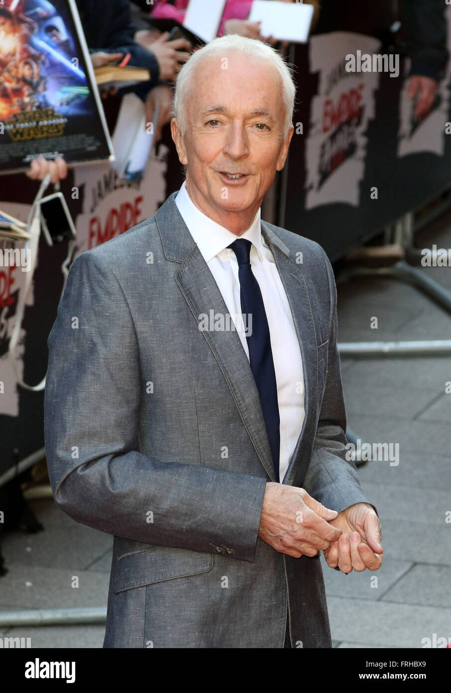 London, UK. Anthony Daniels at the 21st Jameson Empire Awards 2016 ...
