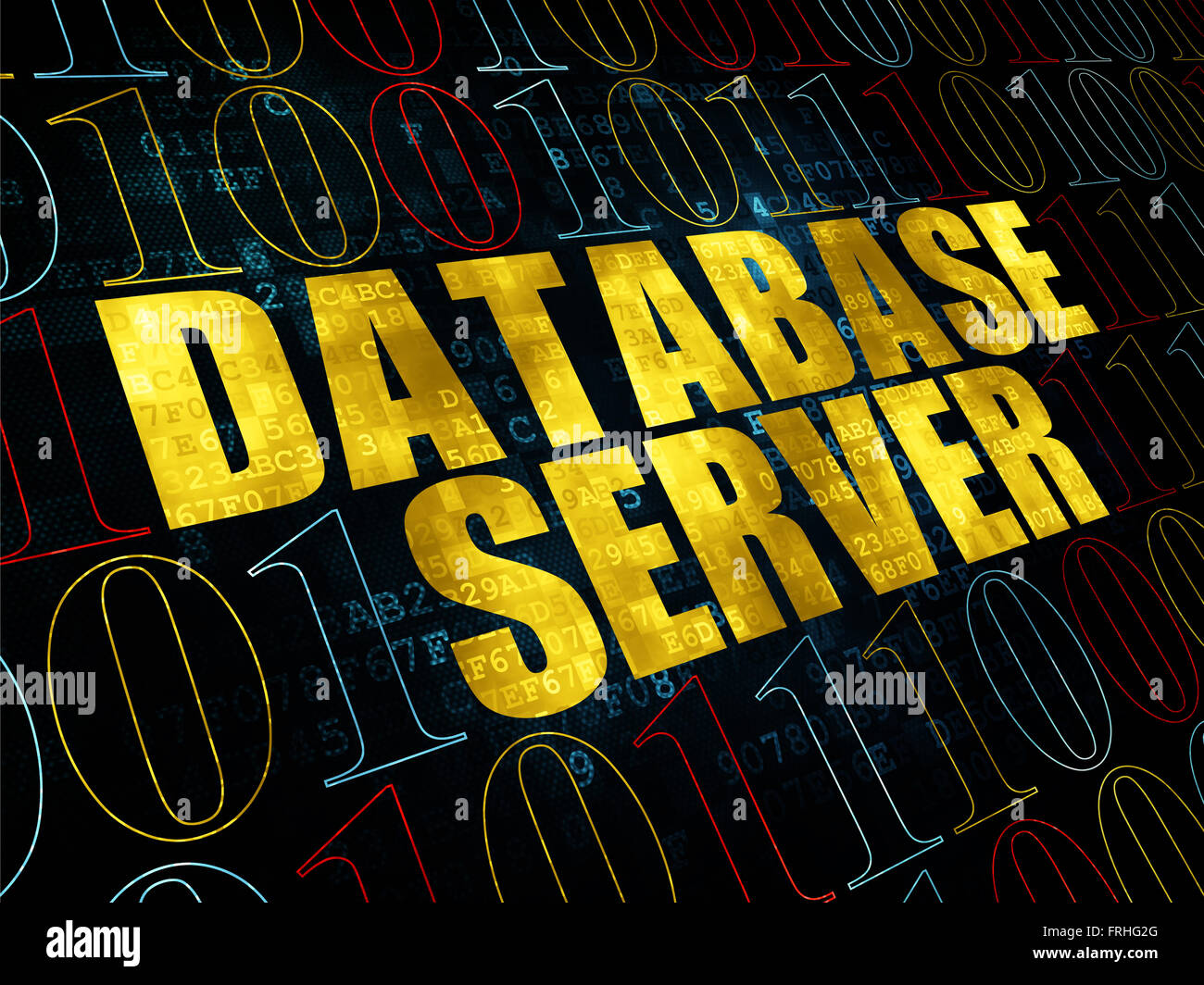 Programming concept: Database Server on Digital background Stock Photo - Alamy