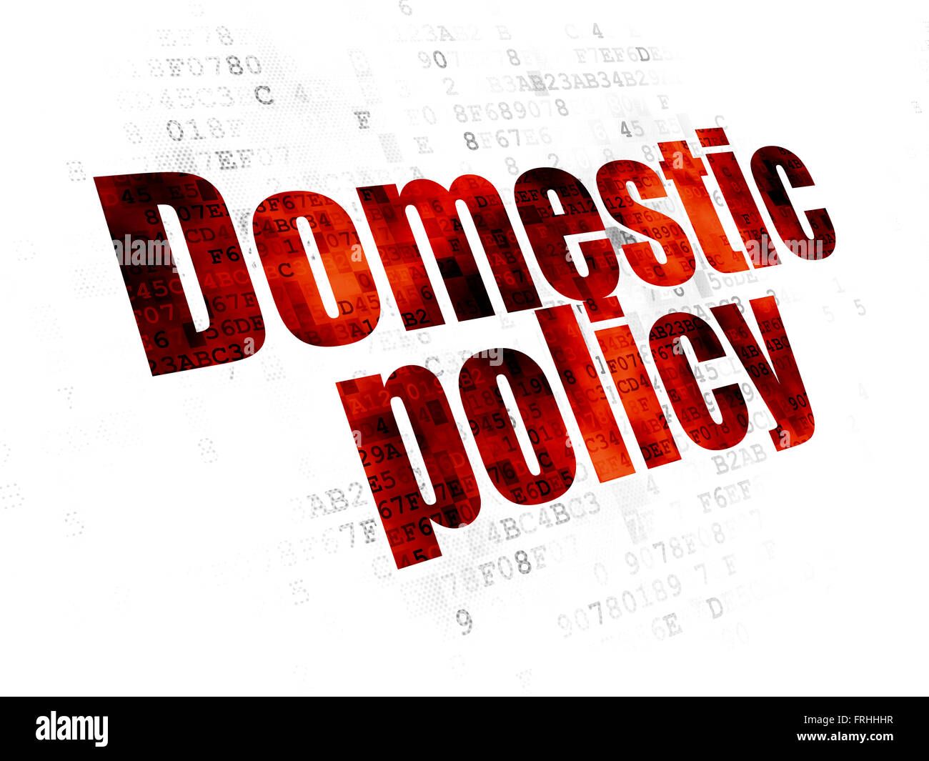 Politics concept: Domestic Policy on Digital background Stock Photo - Alamy