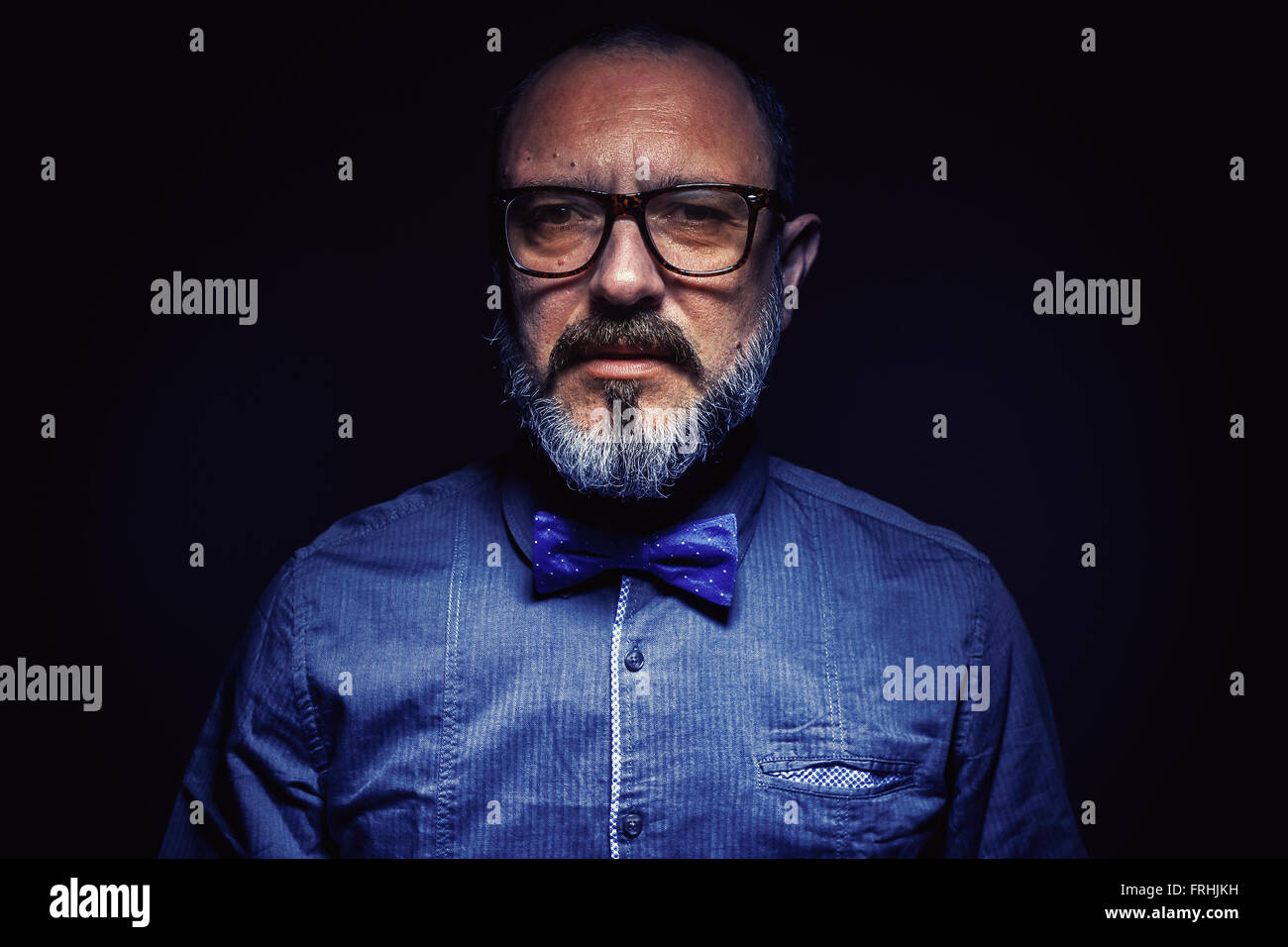 Portrait middle aged face eyes hi-res stock photography and images - Alamy