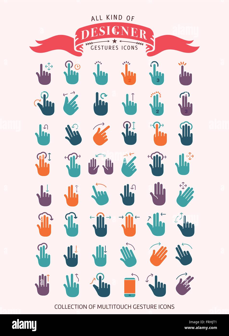 Icon touch vector vectors hi-res stock photography and images - Alamy