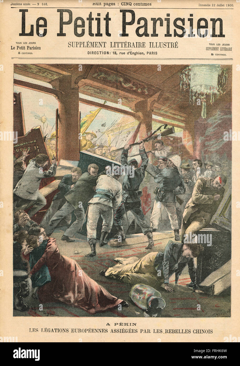 Boxer Rebellion 1900 Siege Of Beijing High Resolution Stock Photography ...