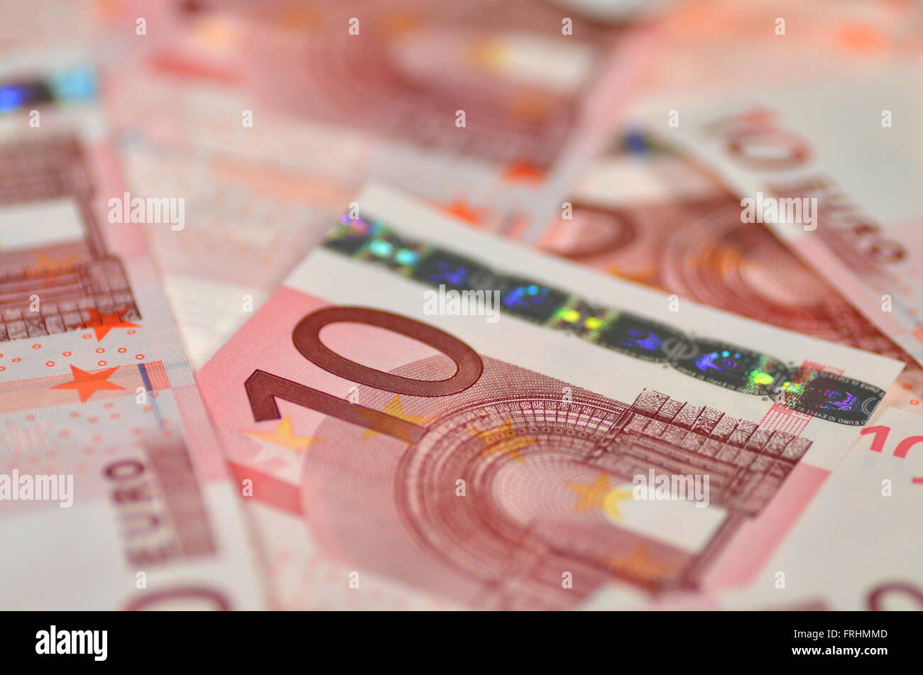 ten euro banknotes Stock Photo - Alamy