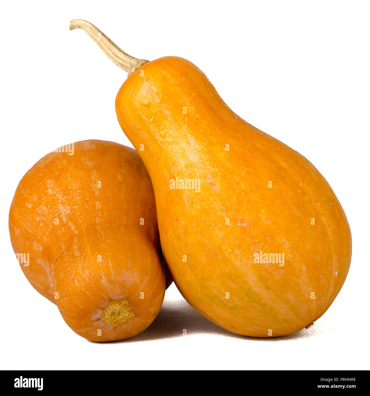 Two yellow pumpkins Stock Photo - Alamy