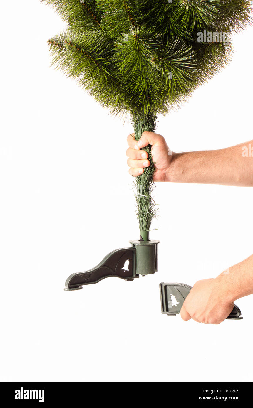 Artificial tree assembly hi-res stock photography and images - Alamy