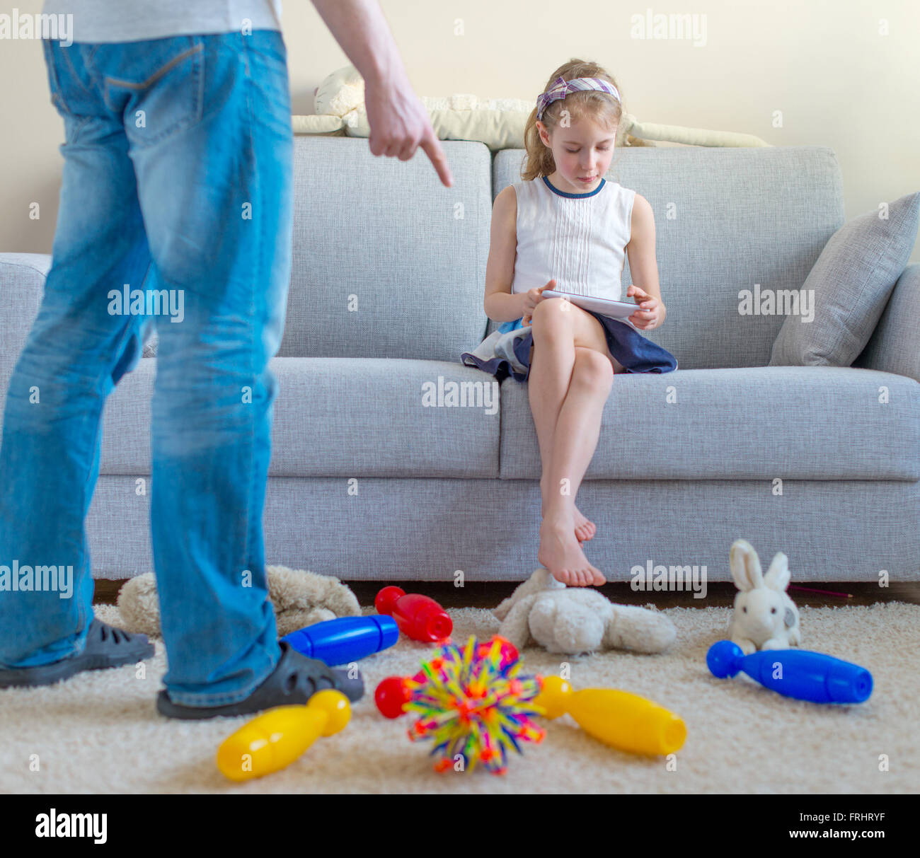 Parent ignore mess hi-res stock photography and images - Alamy