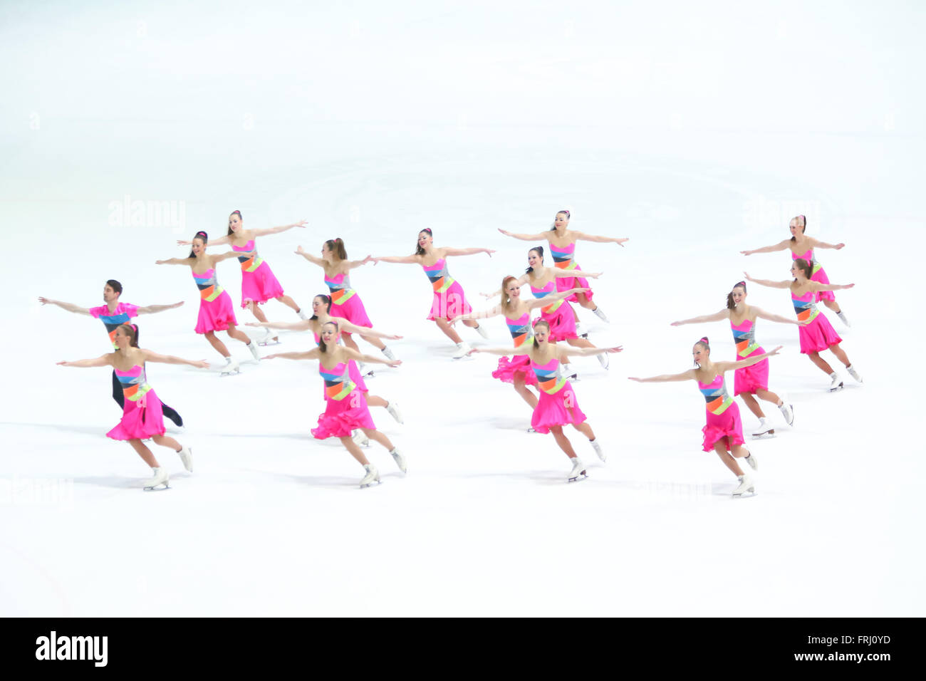 ZAGREB, CROATIA- MARCH 12: Team Passion from Hungary perform in the ...