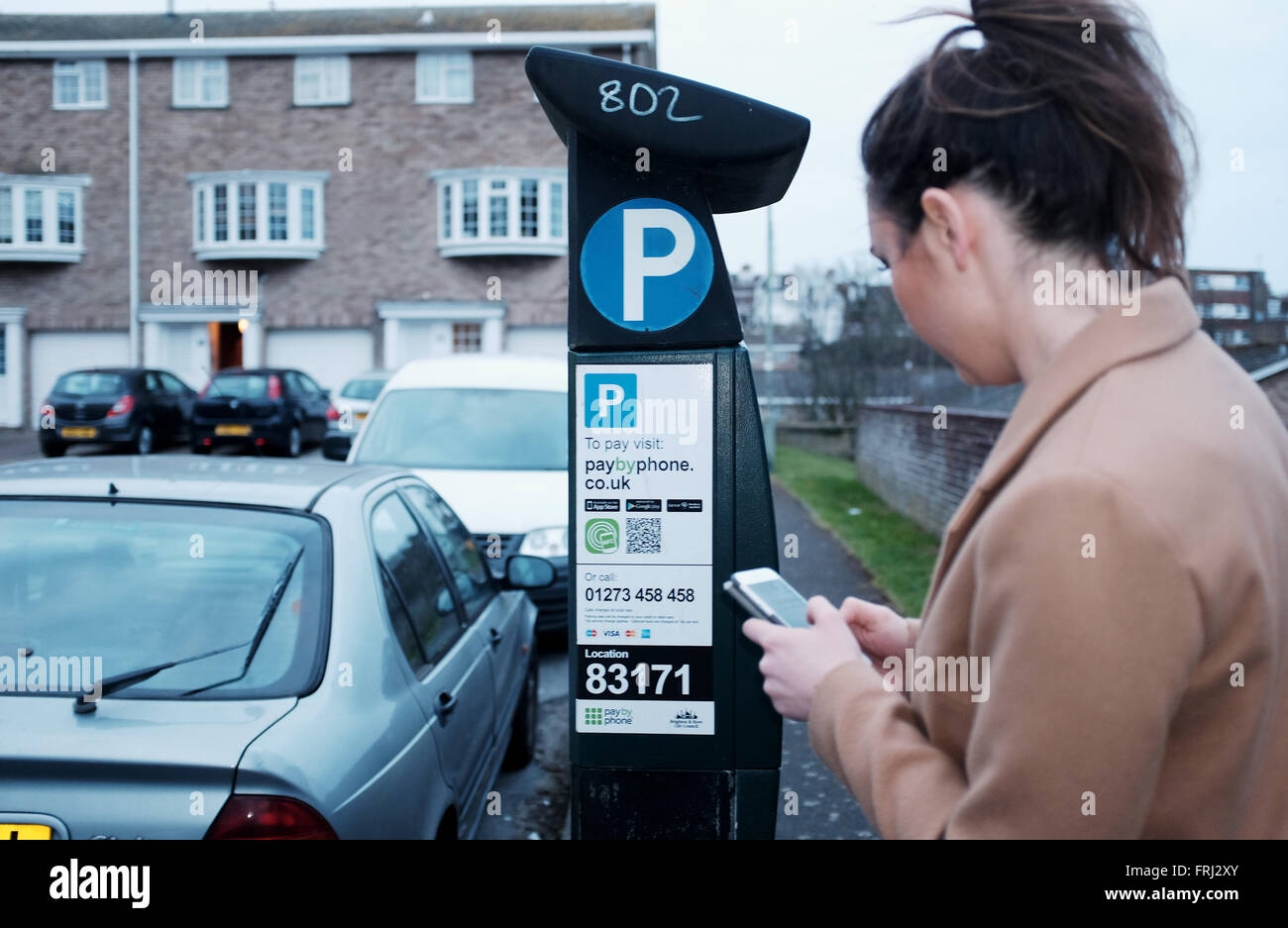 Car parking app uk hi-res stock photography and images - Alamy
