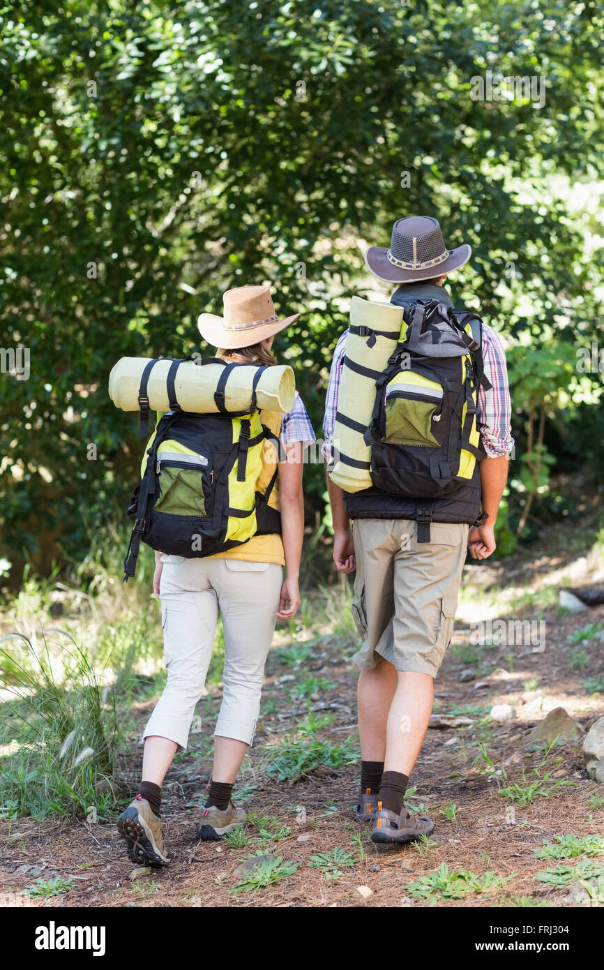 Walking with backpack hi-res stock photography and images - Alamy