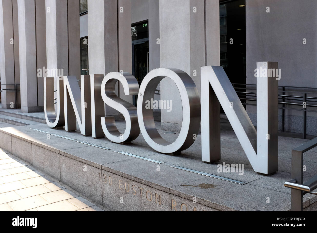 UNISON union offices in Euston Road London UK Stock Photo - Alamy