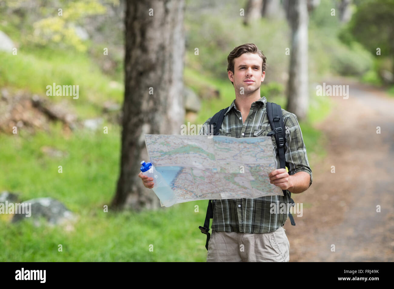 Map of forest hi-res stock photography and images - Alamy