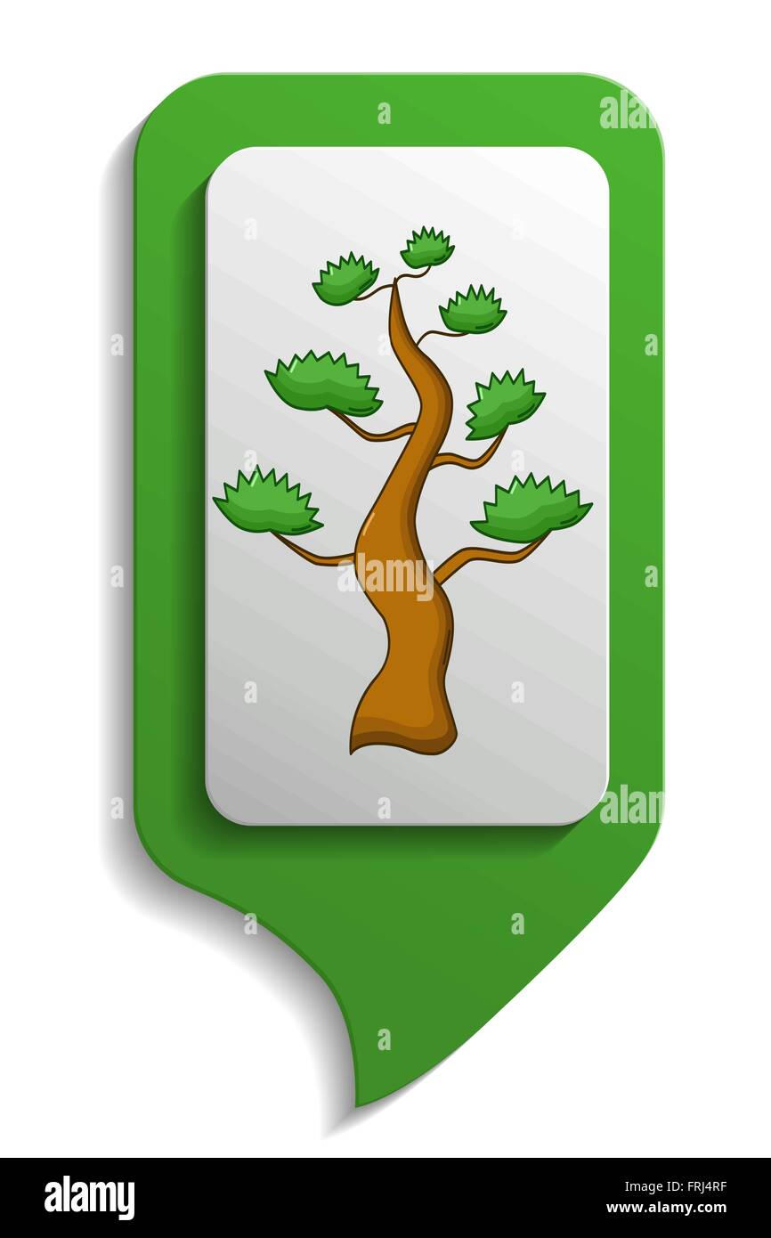 Bonsai symbol Stock Vector Images - Alamy